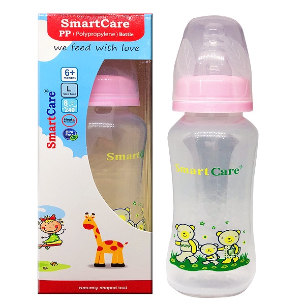Smart Care Baby Feeding Bottle PP(Polypropylene), 240ml