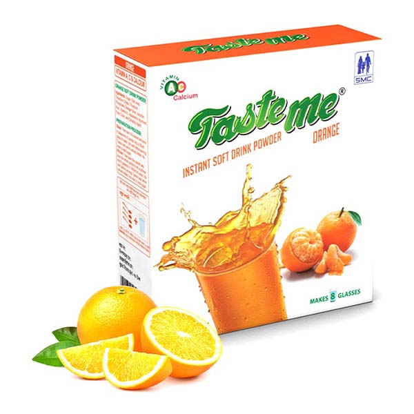 SMC Taste Me Orange Instant Drink Powder, 200gm