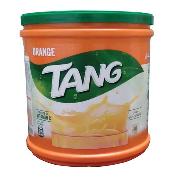 Tang Orange Flavoured Instant Drink Powder Jar, 2Kg