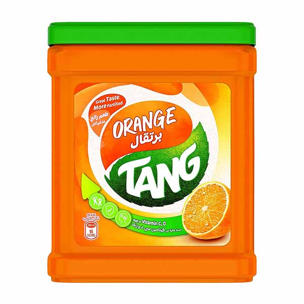 Tang Orange Flavoured Instant Drink Powder Jar, 2Kg