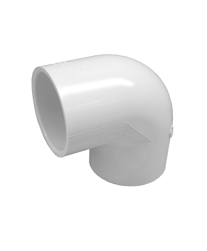 ERA PVC-U Pressure Plain Elbow /Blend, 1 1/2 Inch