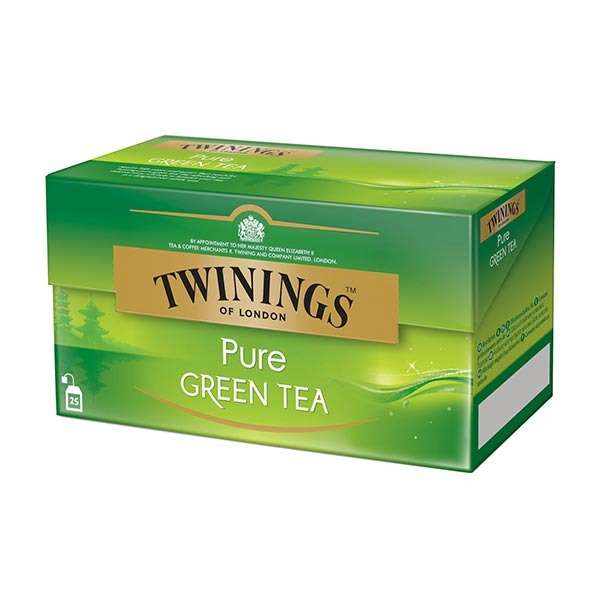 Twinings Pure Green Tea (Pack of 25 Pieces)