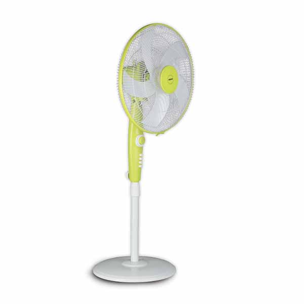VISION 5 Blade River Wind 2 Stand Fan, Lemon, 18 Inch