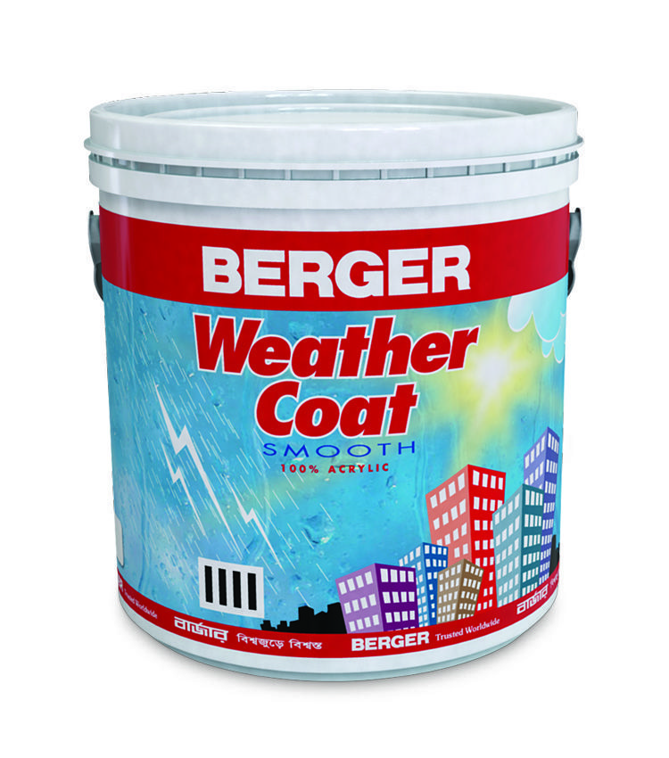 Berger Weather Coat Smooth, 18.0 Liter, Gray