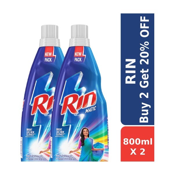 Rin Washing Liquid, 800ml, (Buy 2 Get 20% off)