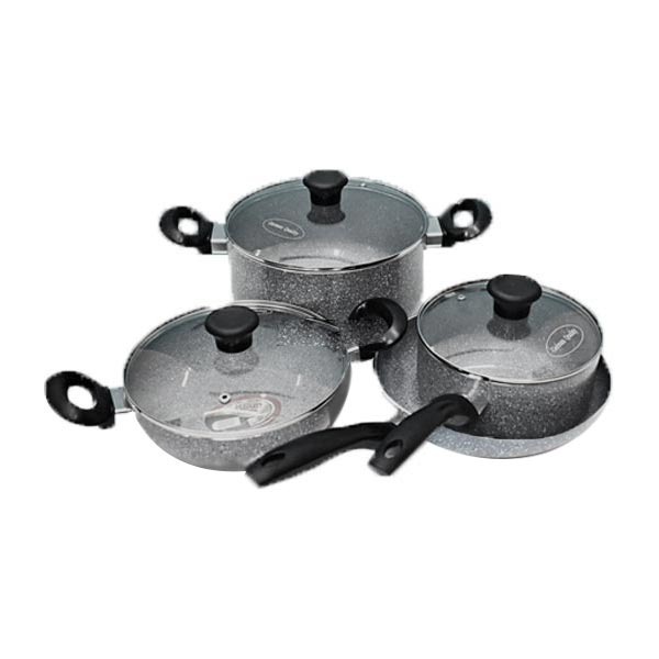 Kiam Non-stick Kitchen Assorted Colour, Set of 7 Pcs